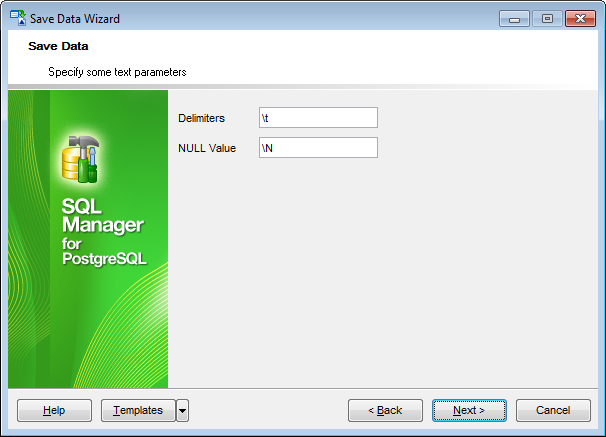 Online Documentation for SQL Manager for PostgreSQL | SQLManager